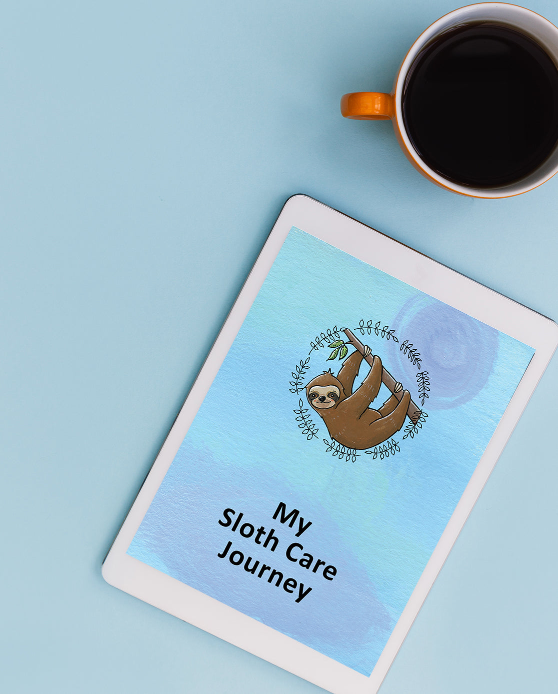 My Sloth Care Journey digital journal – Lunar Mindfulness